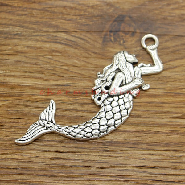 Mermaid Pendant - Etsy