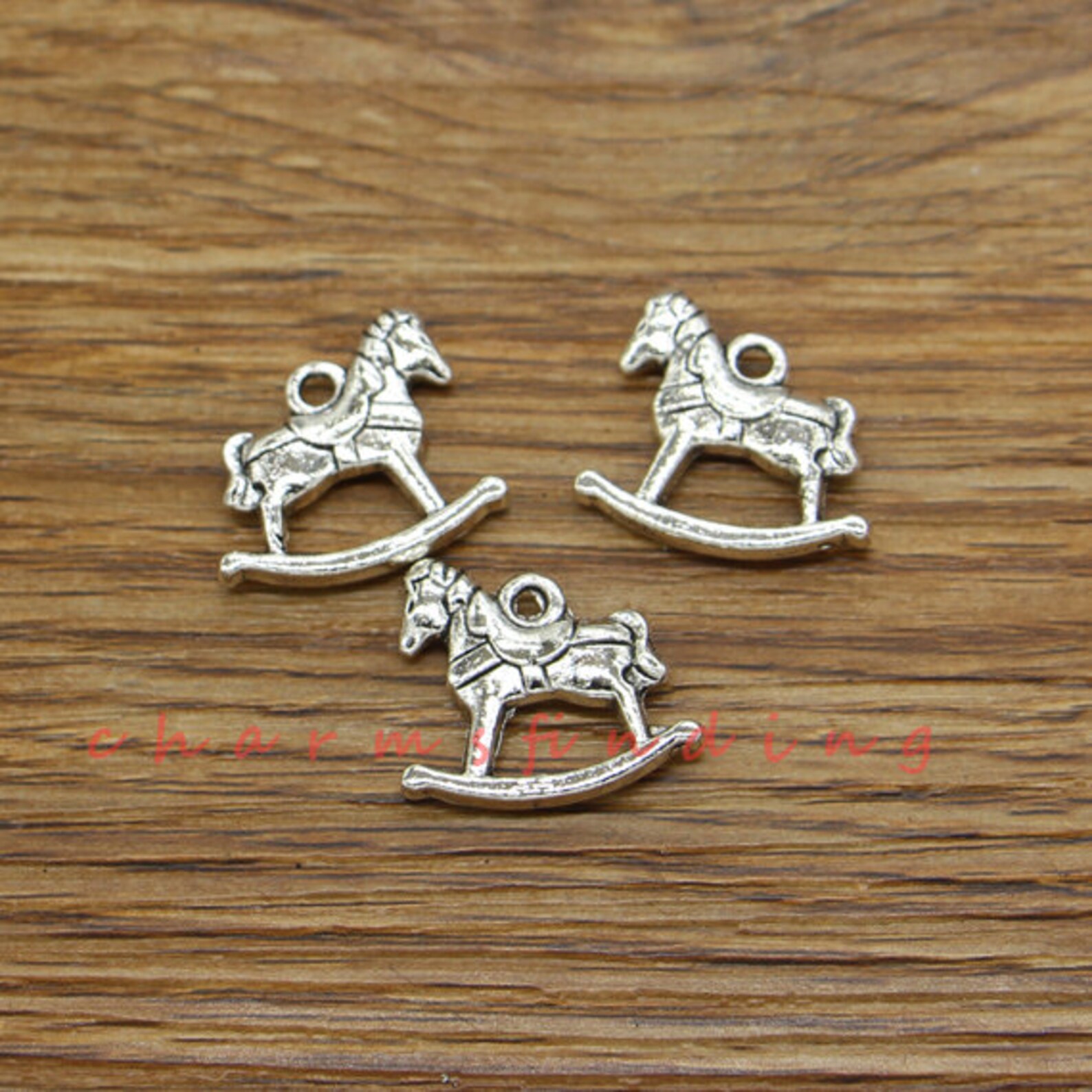 20pcs Rocking Horse Charms Antique Silver Tone 17x19mm Cf3602 - Etsy