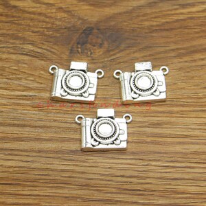 10pcs Camera Connectors Charms Photographer Charm Antique Silver Tone ...