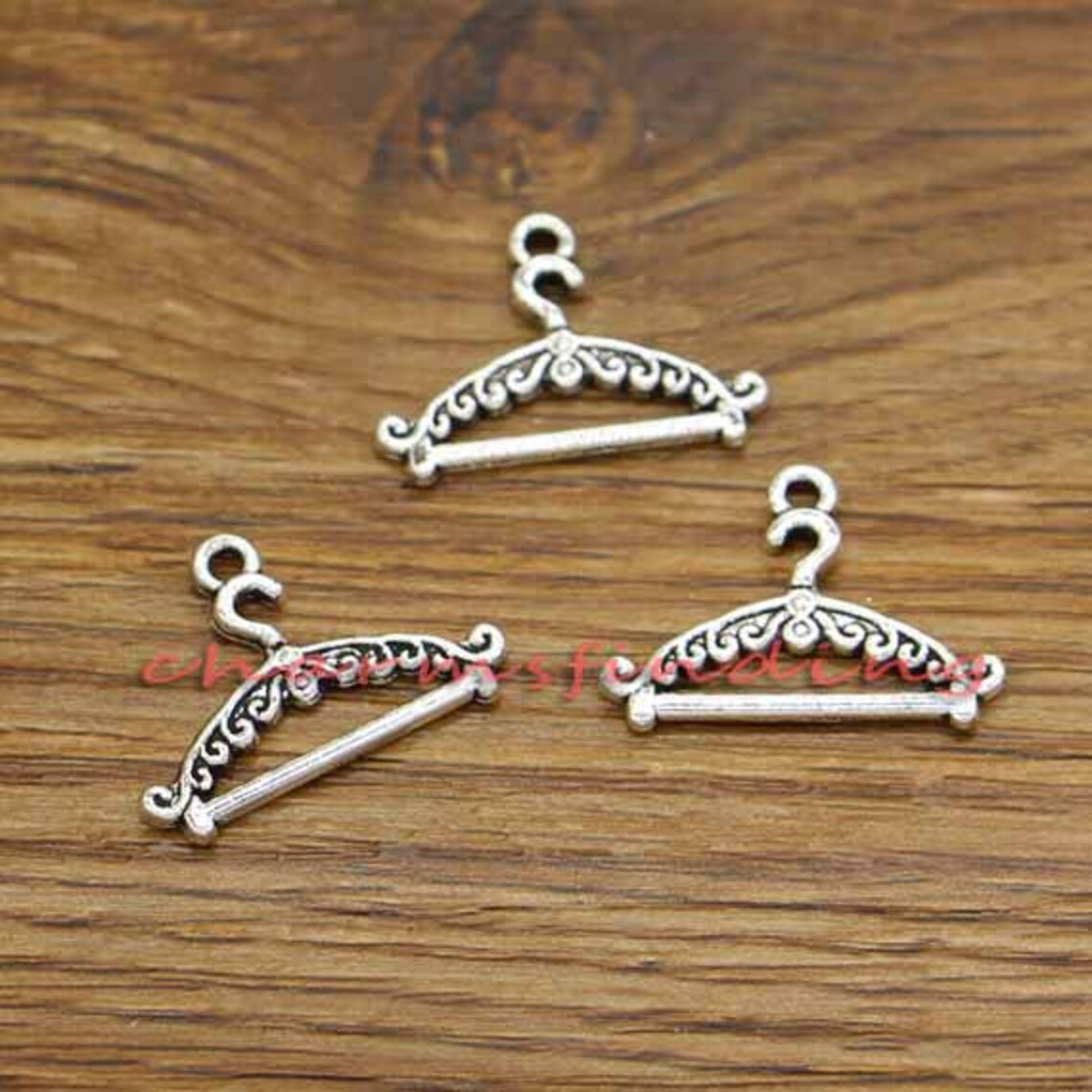 30pcs Clothes Hanger Charms Antique Silver Tone 24x18mm Cf3209 - Etsy