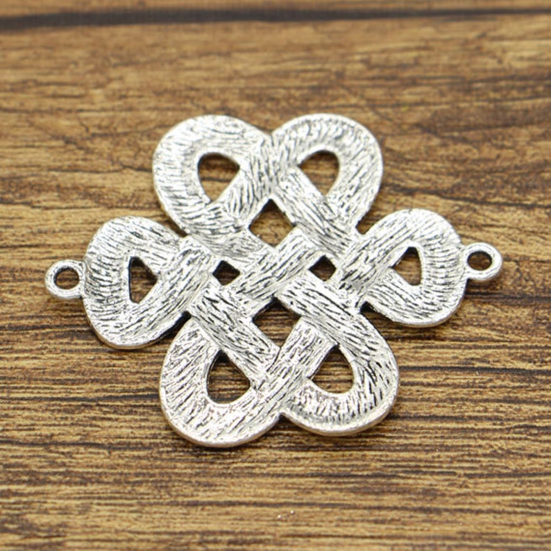 10pcs Chinese Knot Charm Connector Pendants Large Size Charms - Etsy