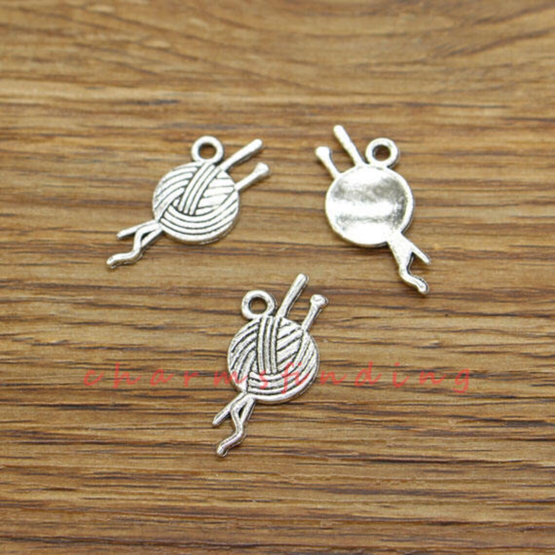 50pcs Yarn Charms Knitting Charms Ball of Yarn Crocheting - Etsy