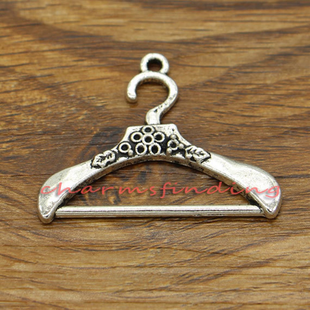 15pcs Clothes Hanger Charms Antique Silver Tone 30x38mm Cf0084 - Etsy