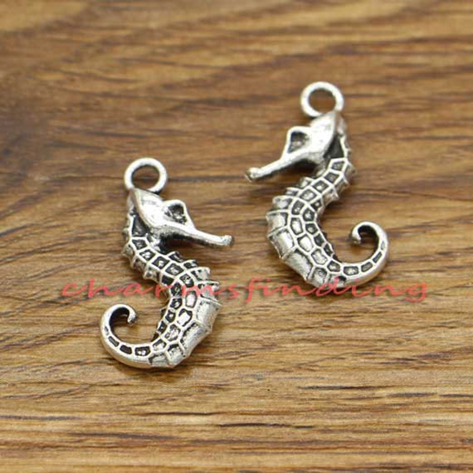15pcs Sea Horse Charms Seahorse Charms 2 Sided Charms New - Etsy