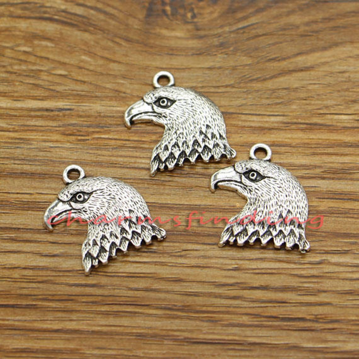 20pcs Eagle Charm Bird Charms Antique Silver Tone 18x22mm - Etsy