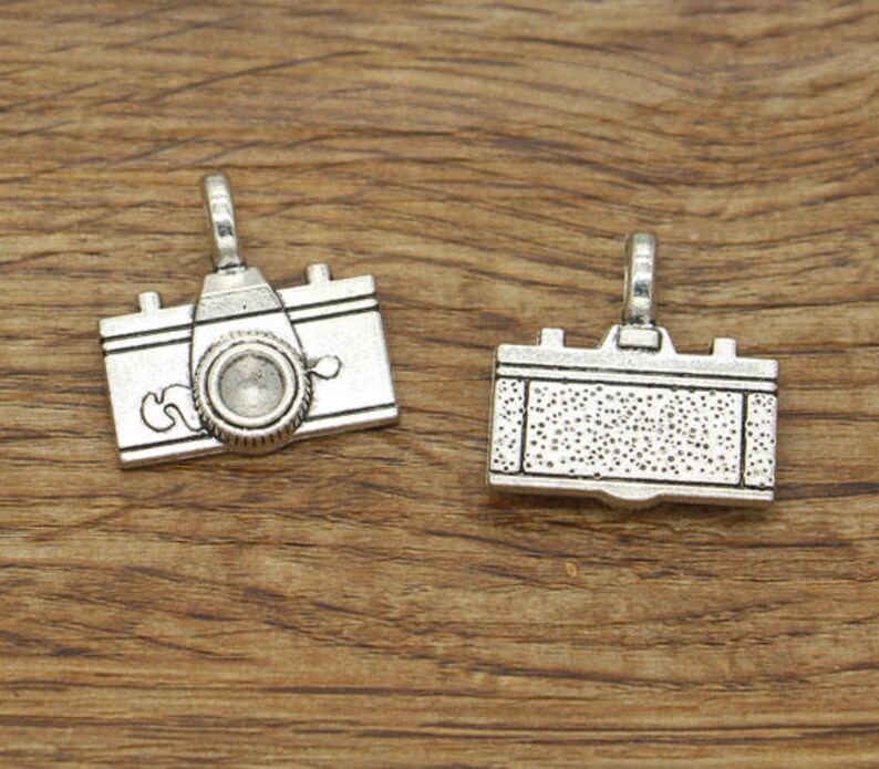 12pcs Camera Charms Photographer Charm Antique Silver Tone | Etsy