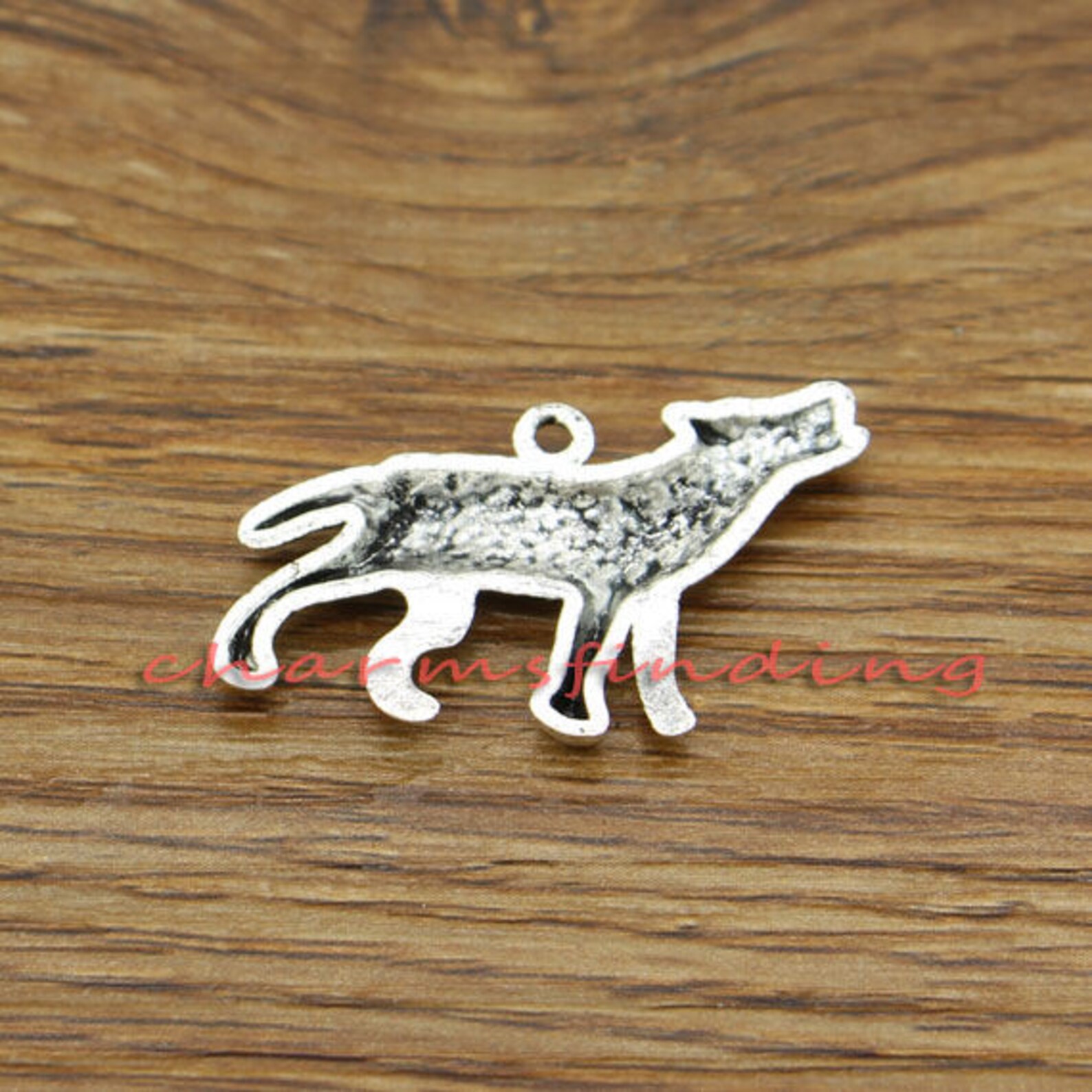 15pcs Wolf Charms Animal Charm Antique Silver Tone 35x19mm - Etsy