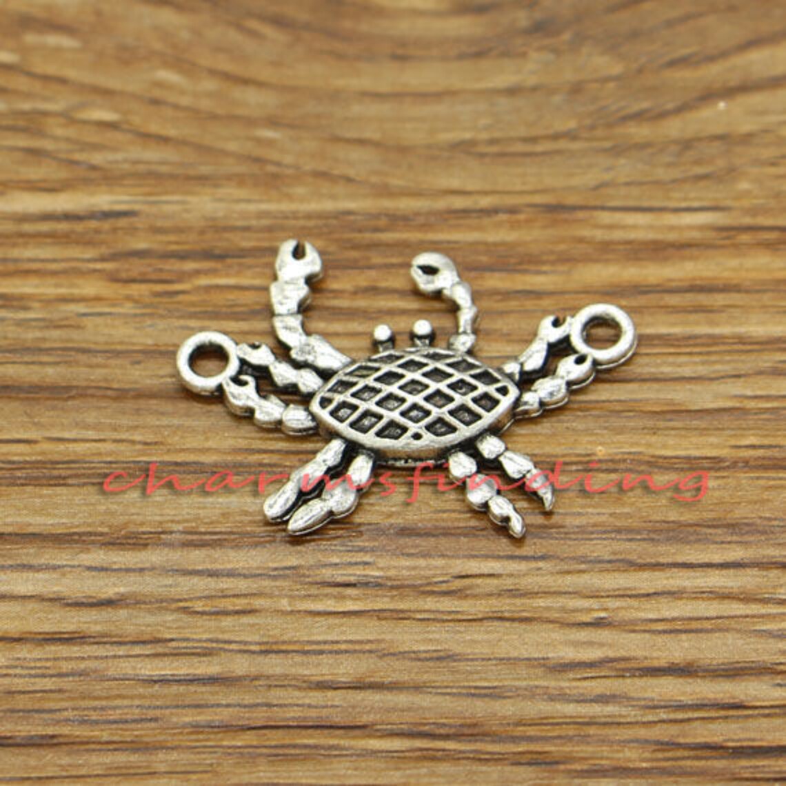 20pcs Crab Charms Marine Life Charms Antique Silver Tone - Etsy