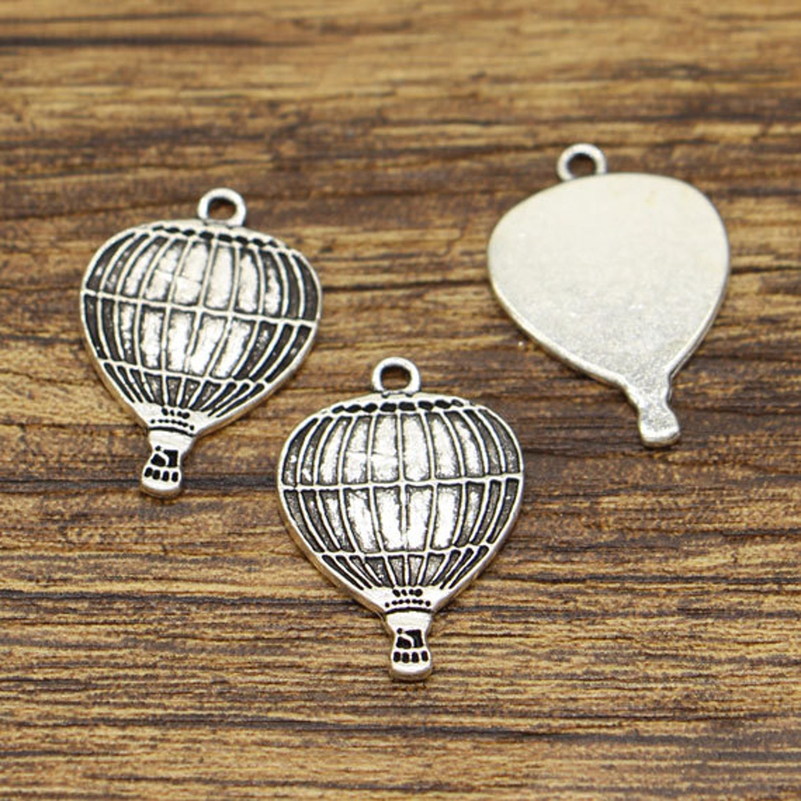 20pcs Hot Air Balloon Charm Travel Charms Antique Silver Tone | Etsy