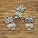 20pcs Owl Charms Bird Animal Charm Antique Silver Tone 15x22mm Cf0123 ...