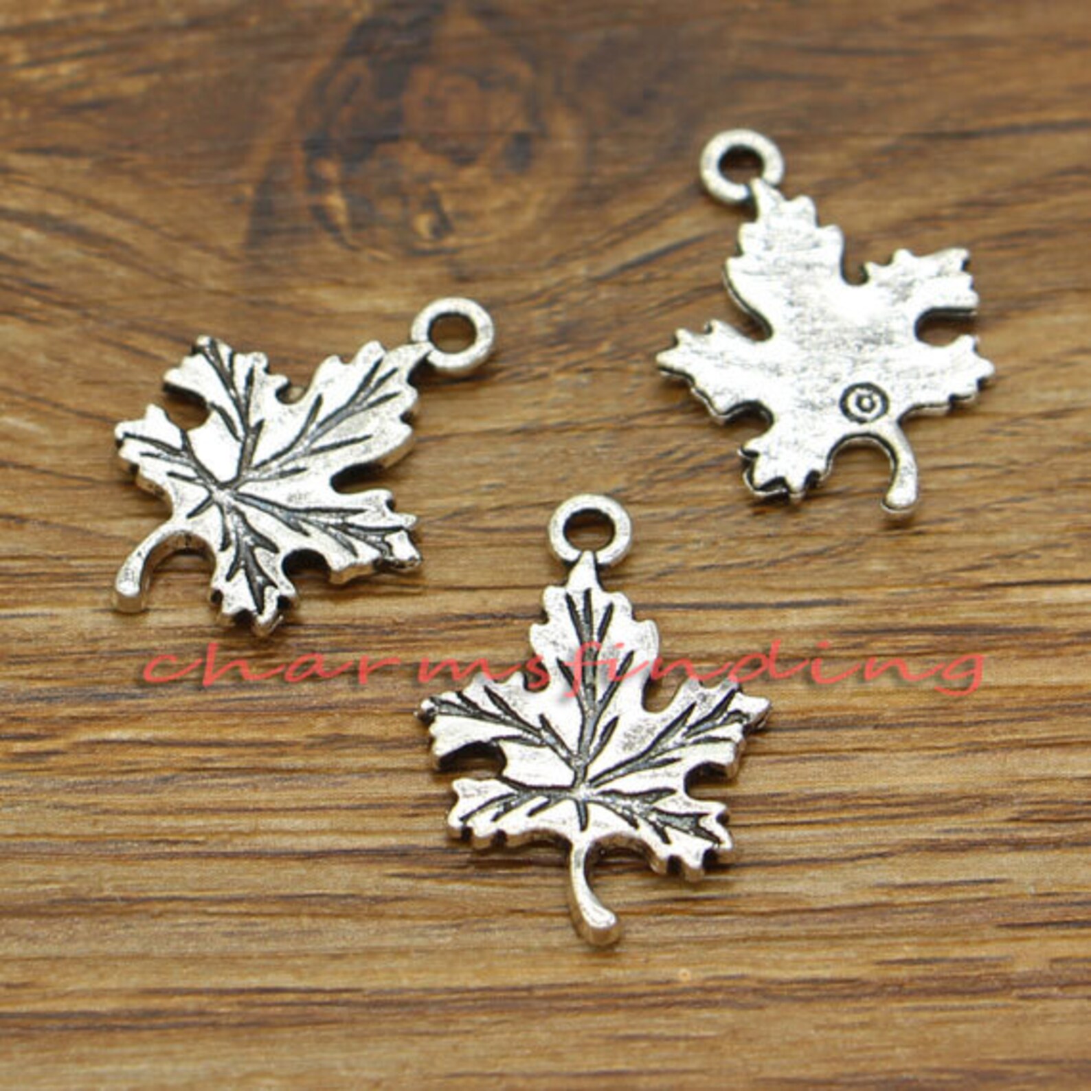 20pcs Maple Leaf Charms Leaf Charms Antique Tibetan Silver - Etsy
