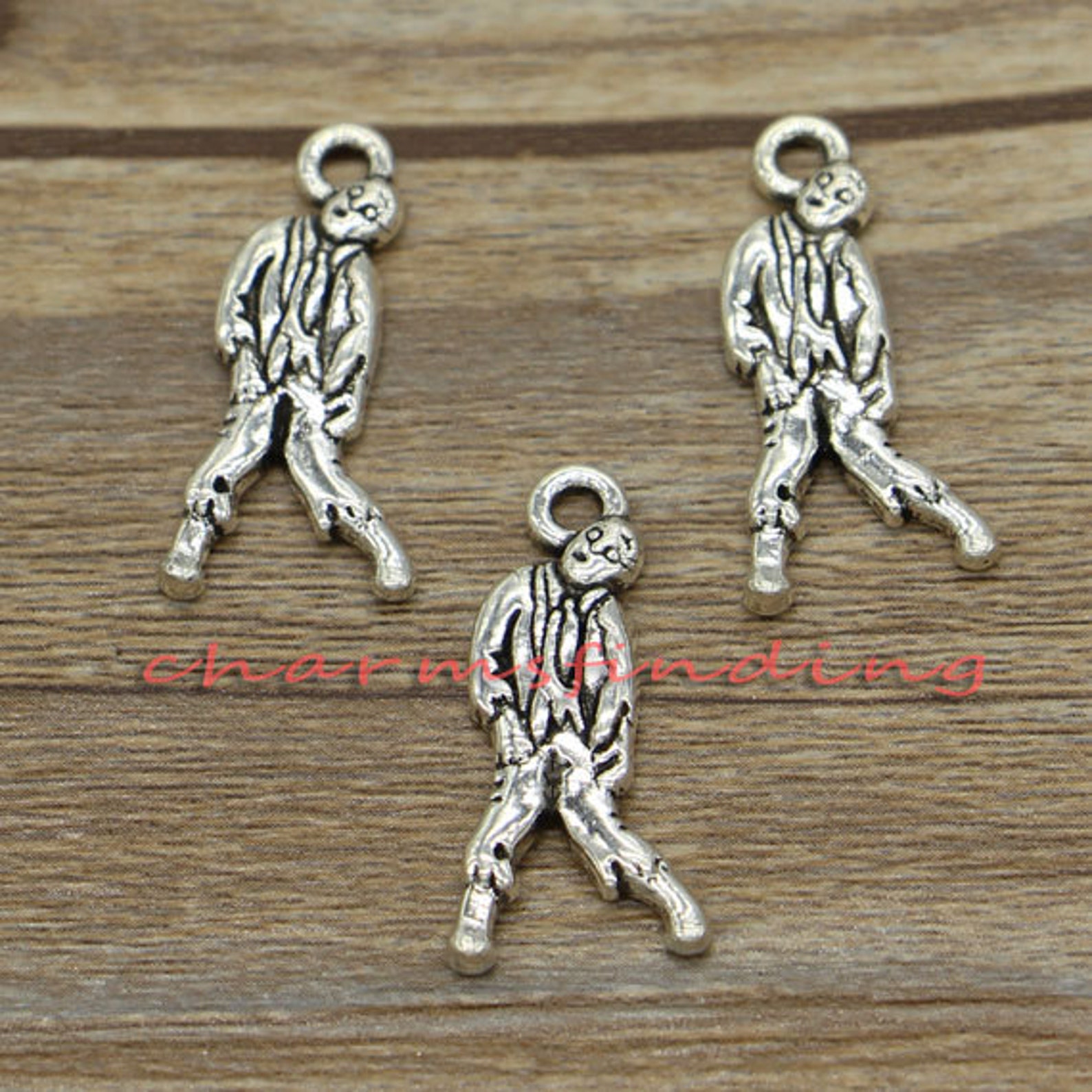 20pcs Zombie Charm Gothic Charm Antique Silver Tone 12x27mm - Etsy