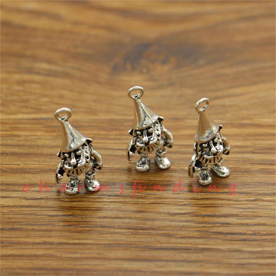 20pcs Dwarf Charms Dwarves Charms Antique Silver Tone 11x23x7mm Cf3543 ...