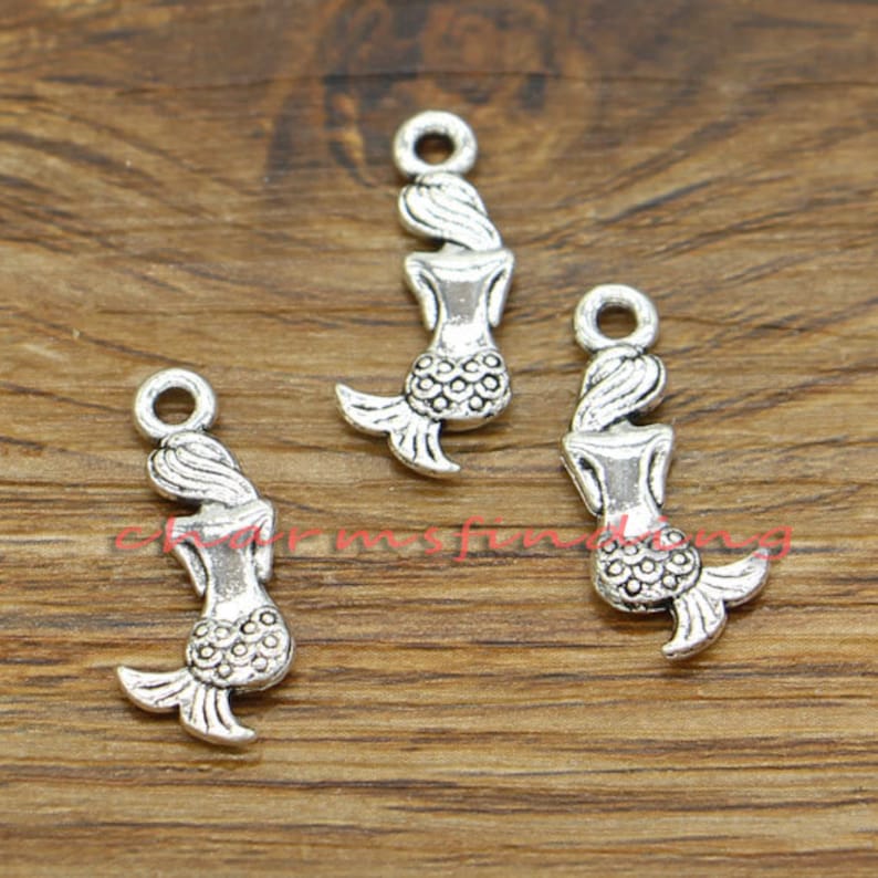 50pcs Mermaid Charms 2 Sided Little Mermaid Ocean Charms - Etsy