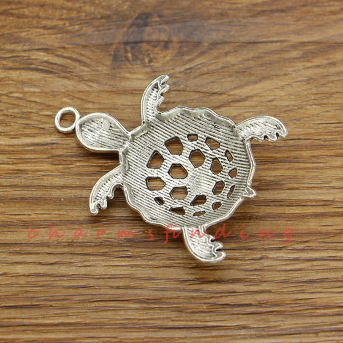 3pcs Large Turtle Charms Tortoise Charms Animal Charms Antique | Etsy