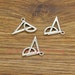 20pcs Math Charms Protractor and Triangle Charms Antique Silver Tone ...