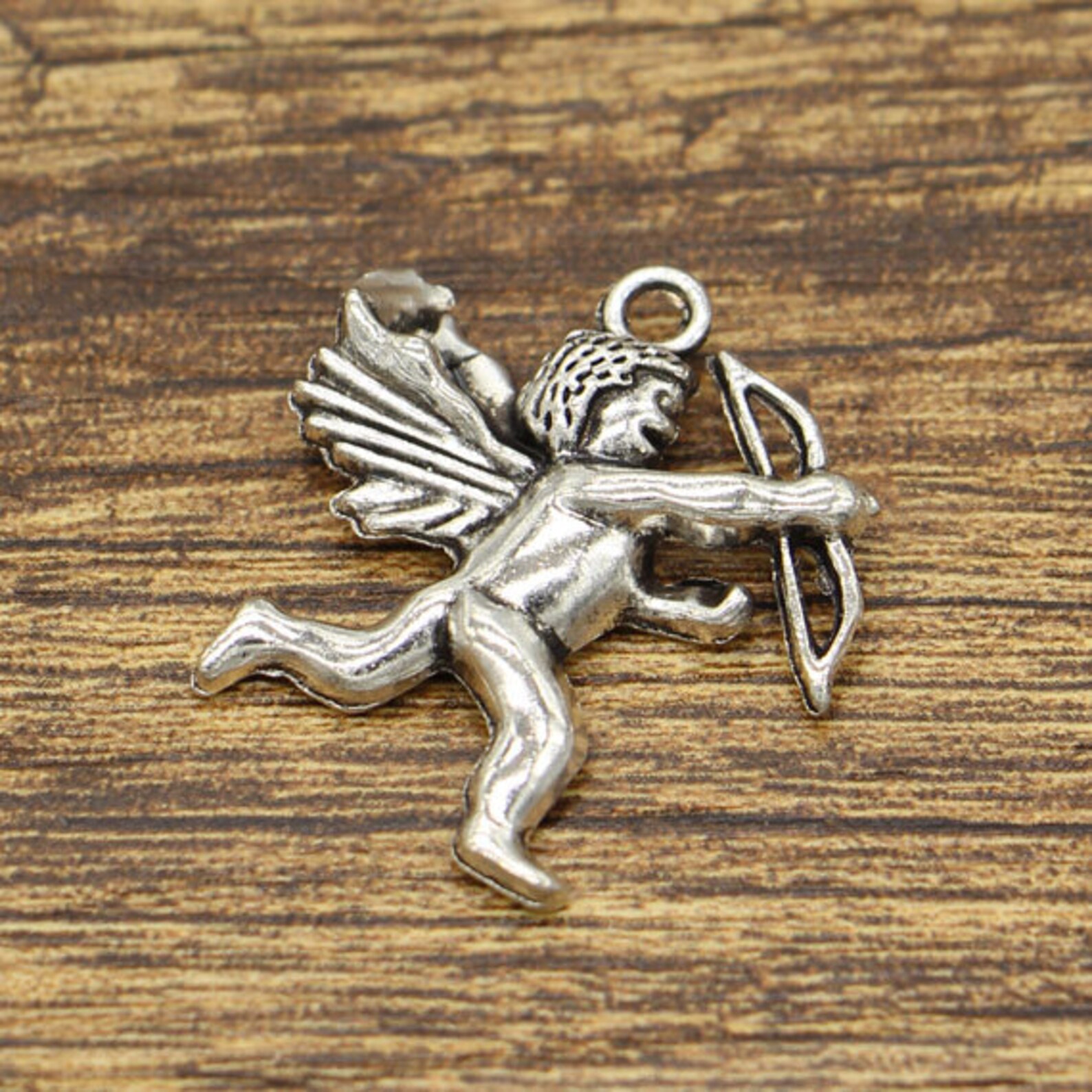 15pcs Large Cupid Charm Cupid Love Charm Antique Silver Tone - Etsy