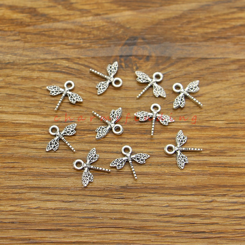 Dragonfly Charms - Etsy