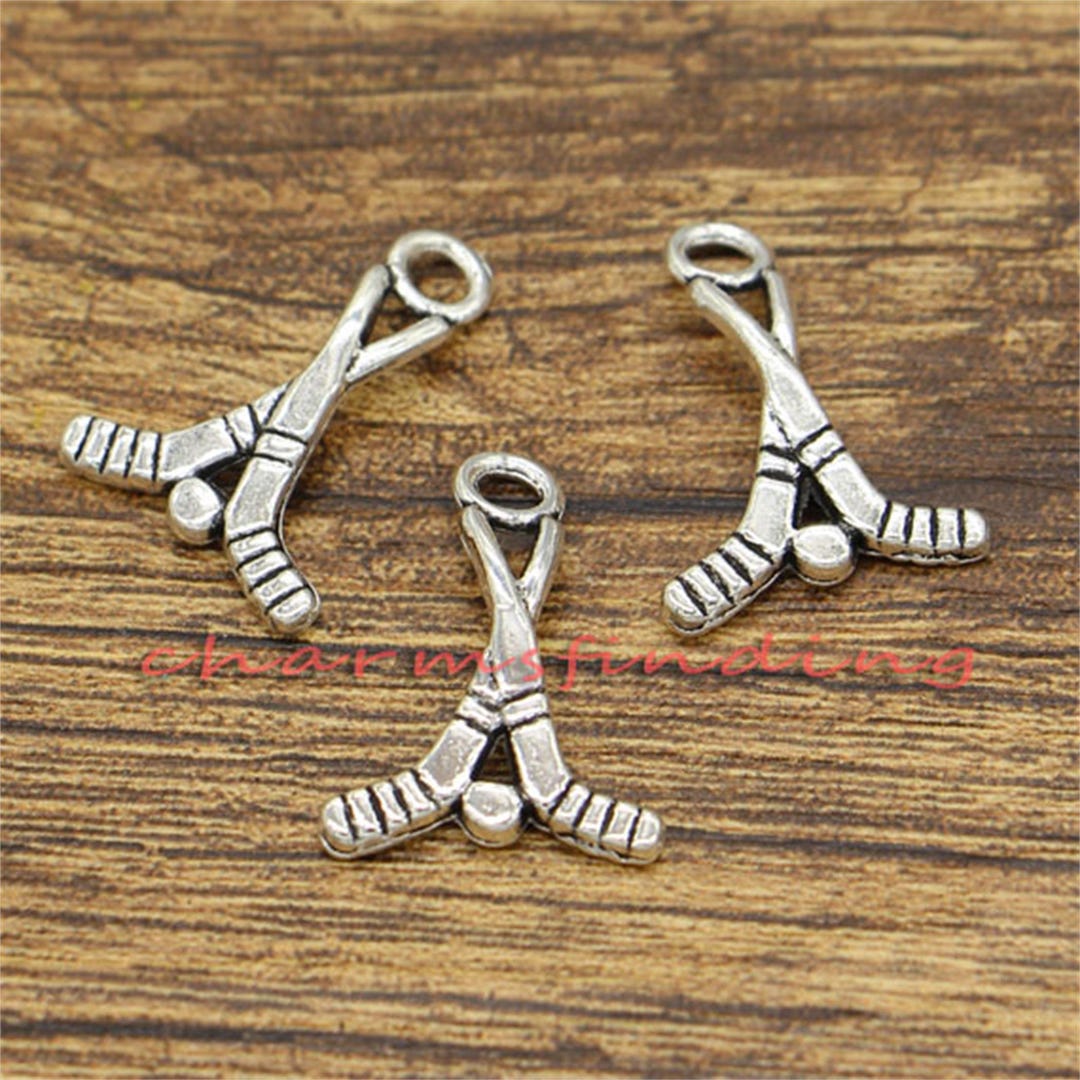 30pcs Golf Club Charms Sports Charms Golf Ball Charms Antique Silver ...