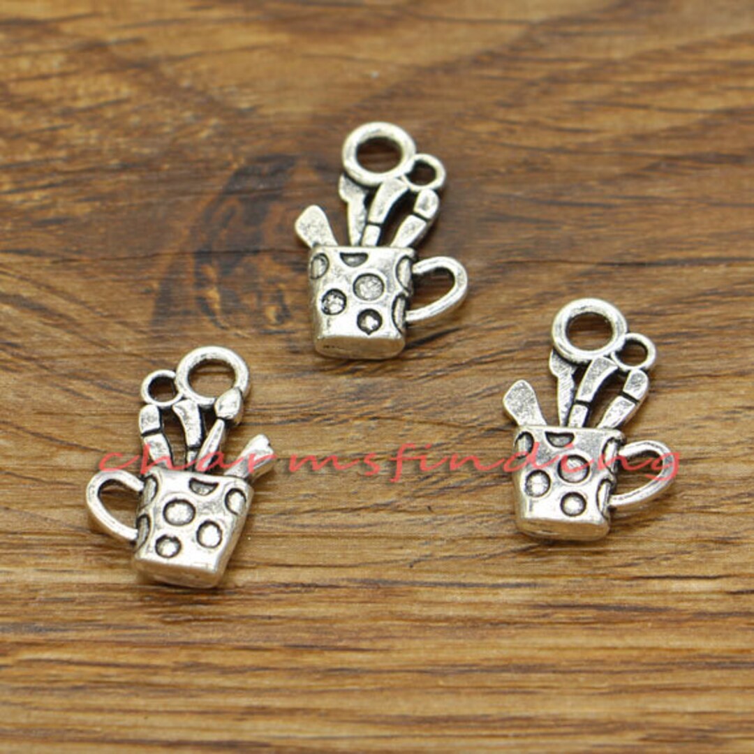 20pcs Pen Container Charms Antique Silver Tone 13x19mm Cf2765 - Etsy