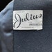 Julius for Progress 1960s Vintage Rhinestone Button Black Wool Double ...