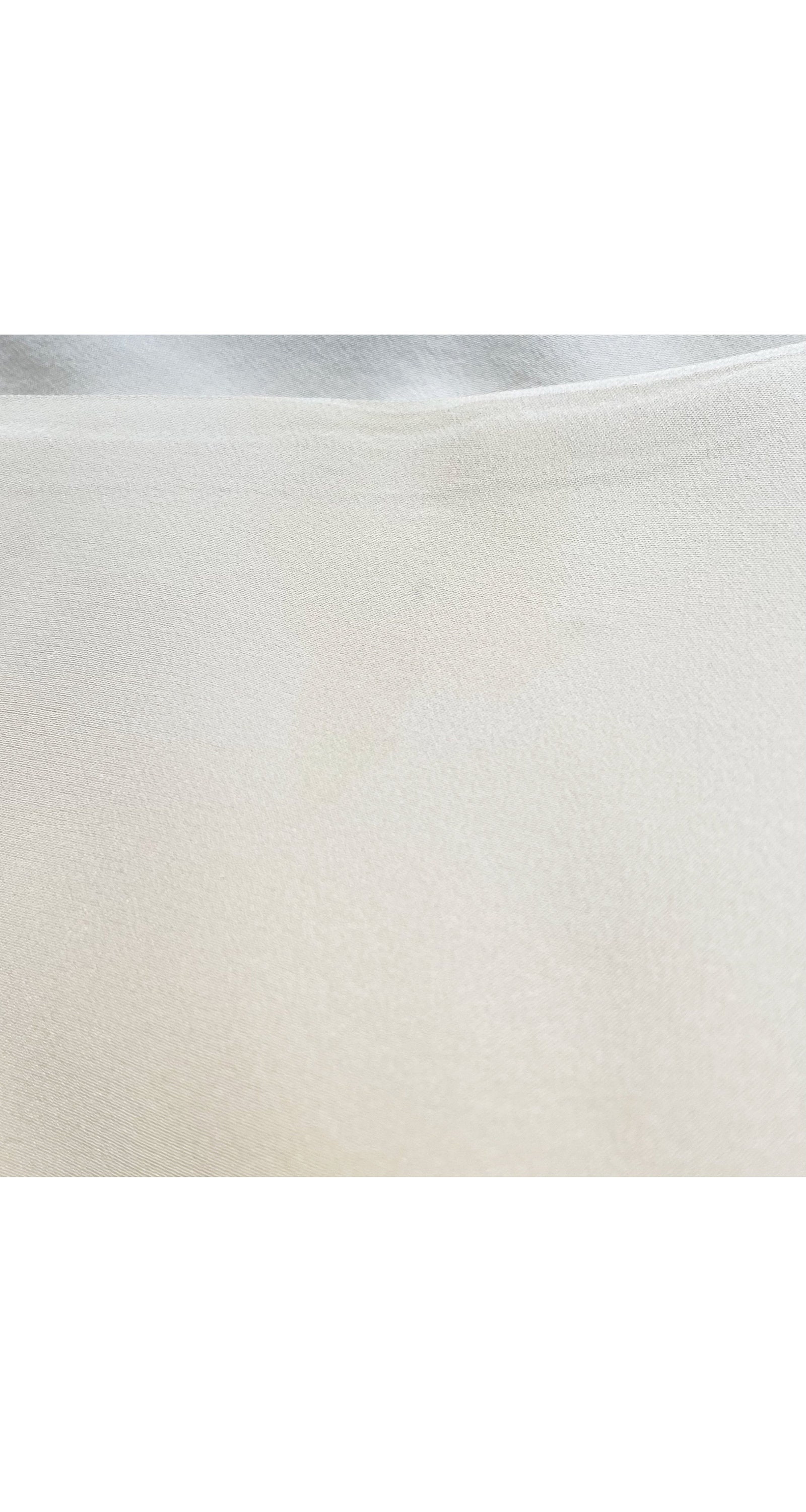 Gucci 1983 S/S Ad Campaign Vintage Ruffle Neck Cream Silk Top - Etsy