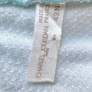 Charles Jourdan 1970s Vintage Baby Blue Cross Back One Piece Swimsuit ...