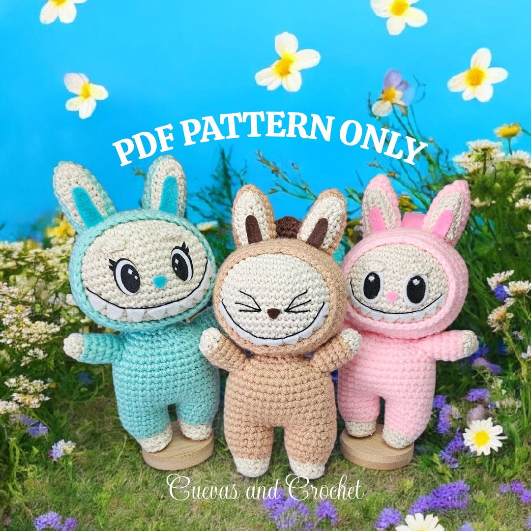 Patron au crochet Smile Bunny (téléchargement PDF) - Etsy France