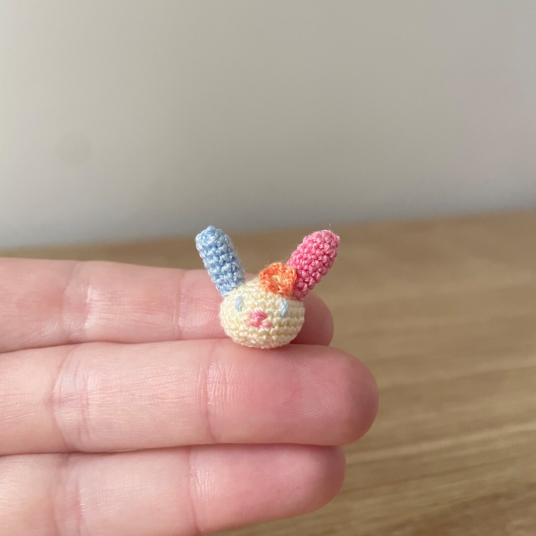 Micro Crochet Usahana Inspired Miniature Amigurumi Art - Etsy