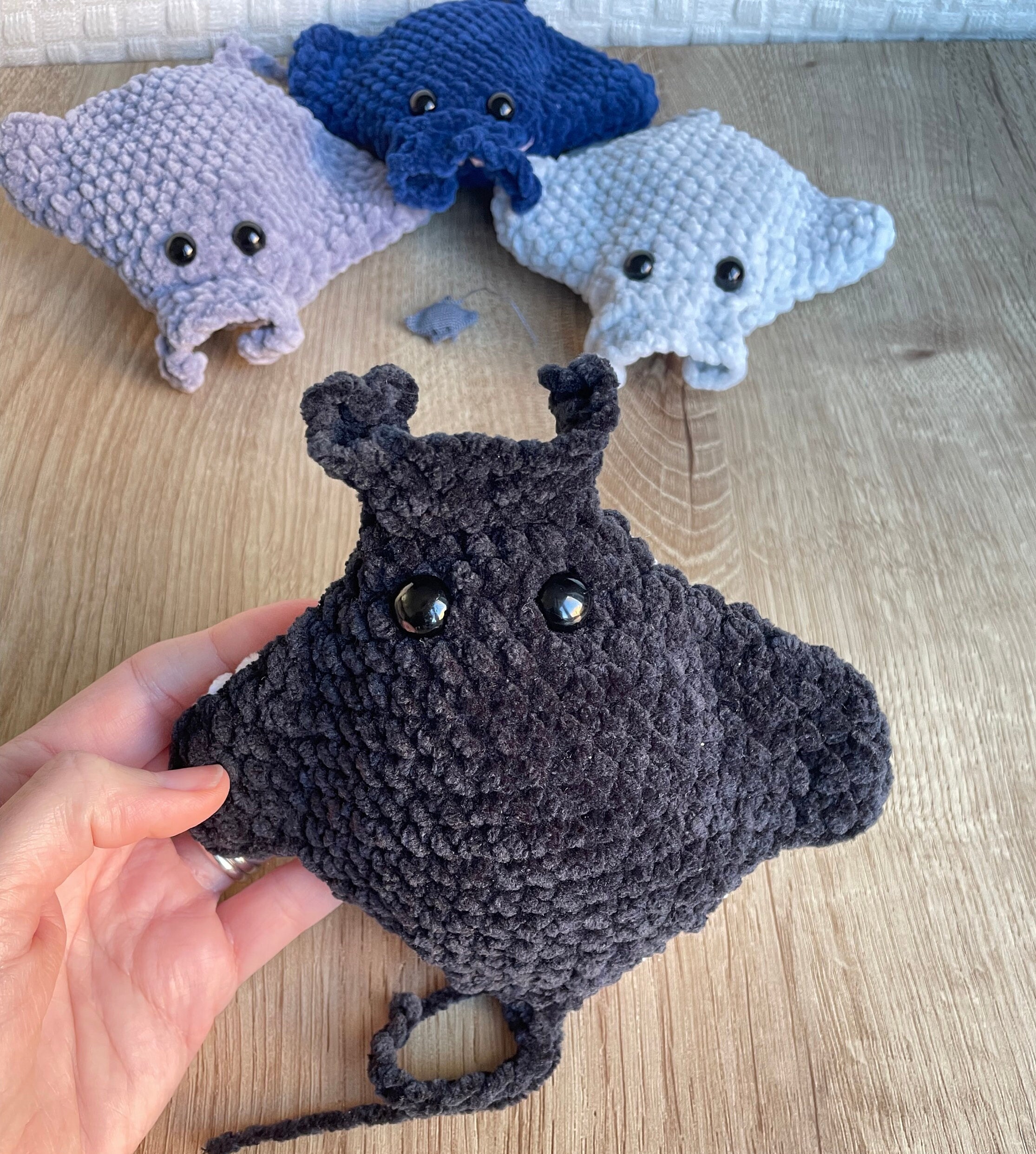 Manford the Manta Ray Crochet Pattern, Sea Creature, Marine Life ...