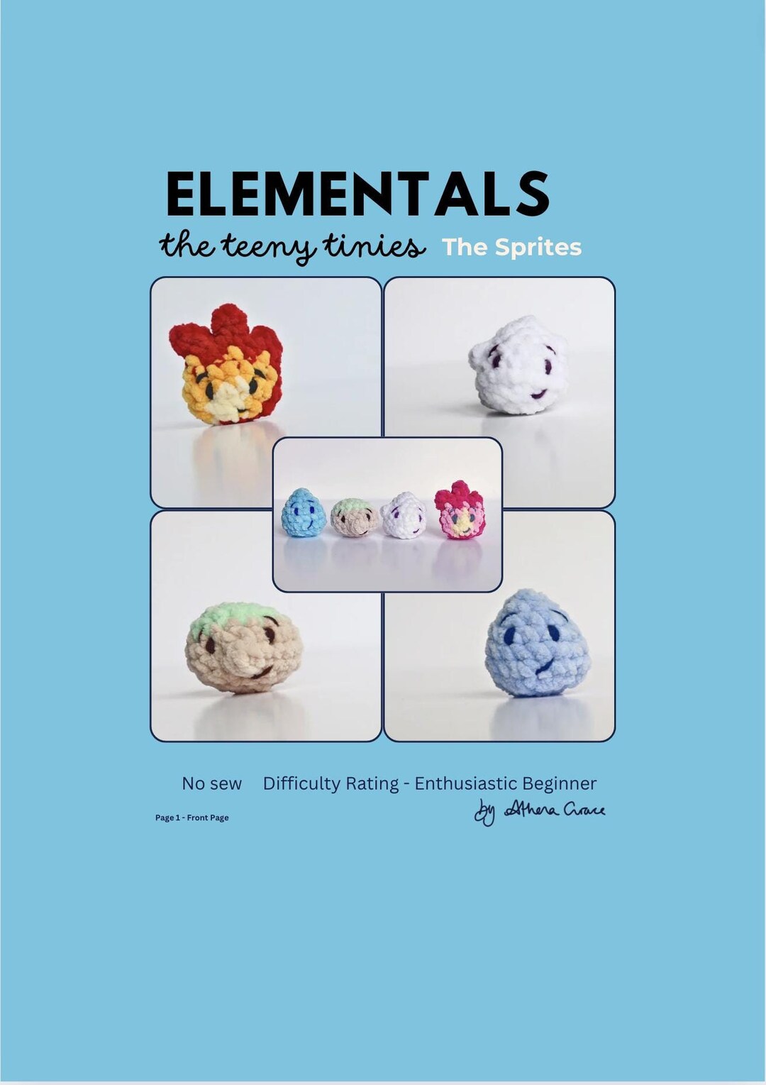 Elementals Sprites the Teeny Tinies Crochet Pattern - Etsy