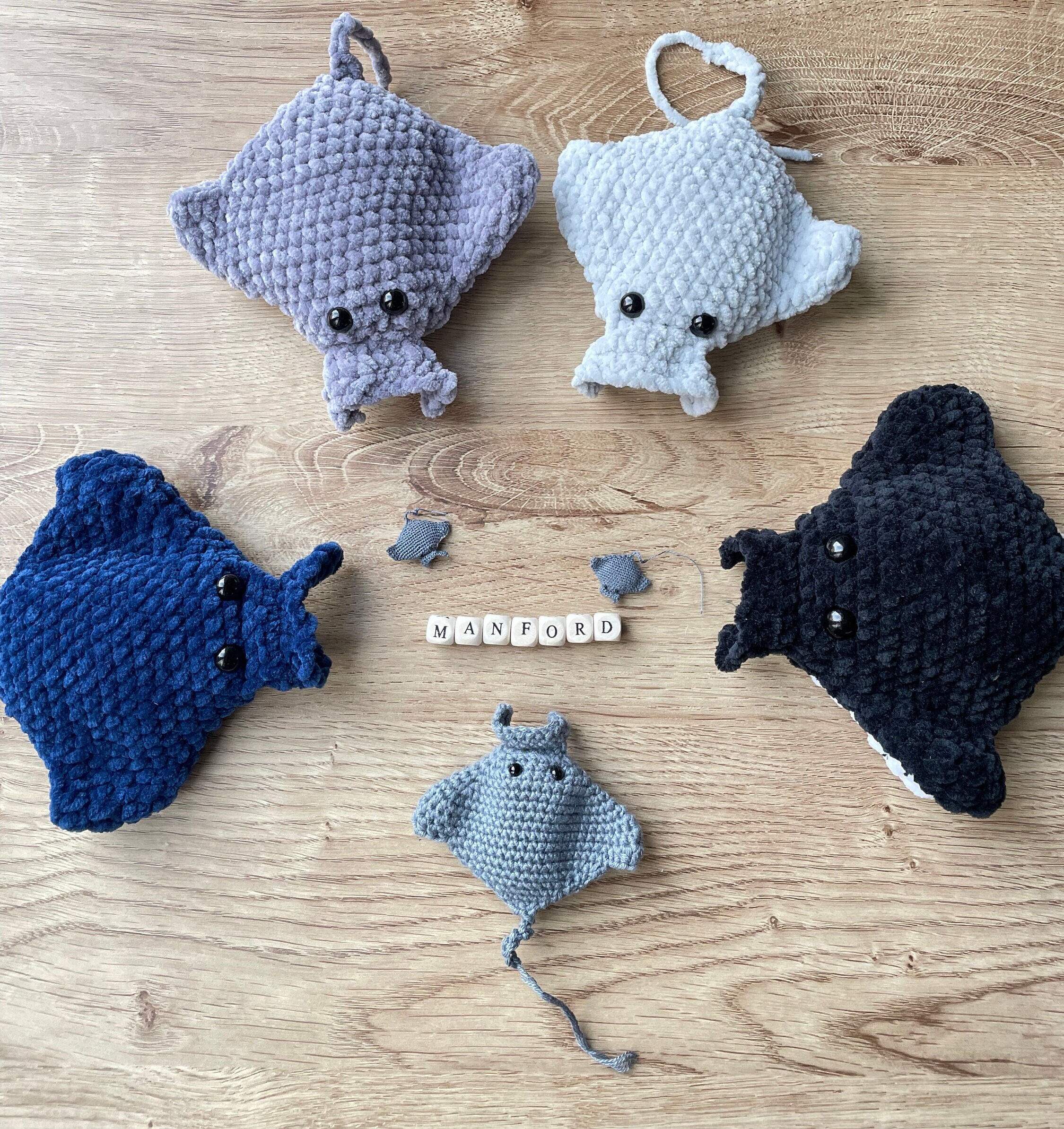 Manford the Manta Ray Crochet Pattern, Sea Creature, Marine Life ...