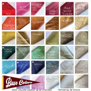 Large Single Word Custom Suede and Leather Pennant Flag Banner ...