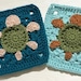 Turtle Granny Square Pattern - Etsy UK