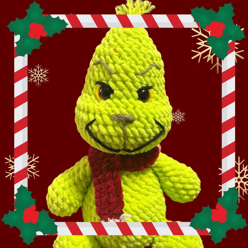 Christmas Grinch Pattern - Etsy