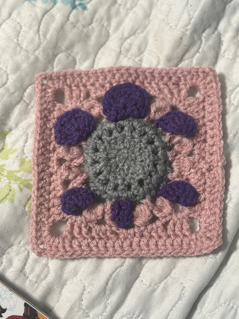 Turtle Granny Square Pattern - Etsy