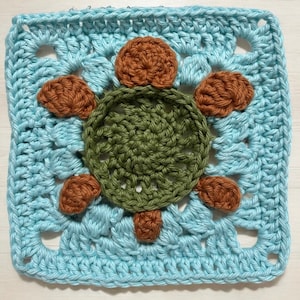 Turtle Granny Square Pattern - Etsy