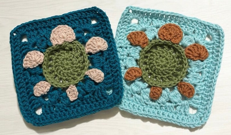 Turtle Granny Square Pattern - Etsy