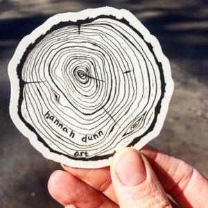 Vinyl Tree Stump, Decal, Die-cut, Whidbey Island, PNW Sticker, Car ...