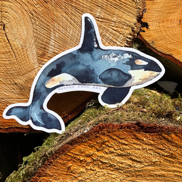 Orca Die Cut Sticker - Etsy