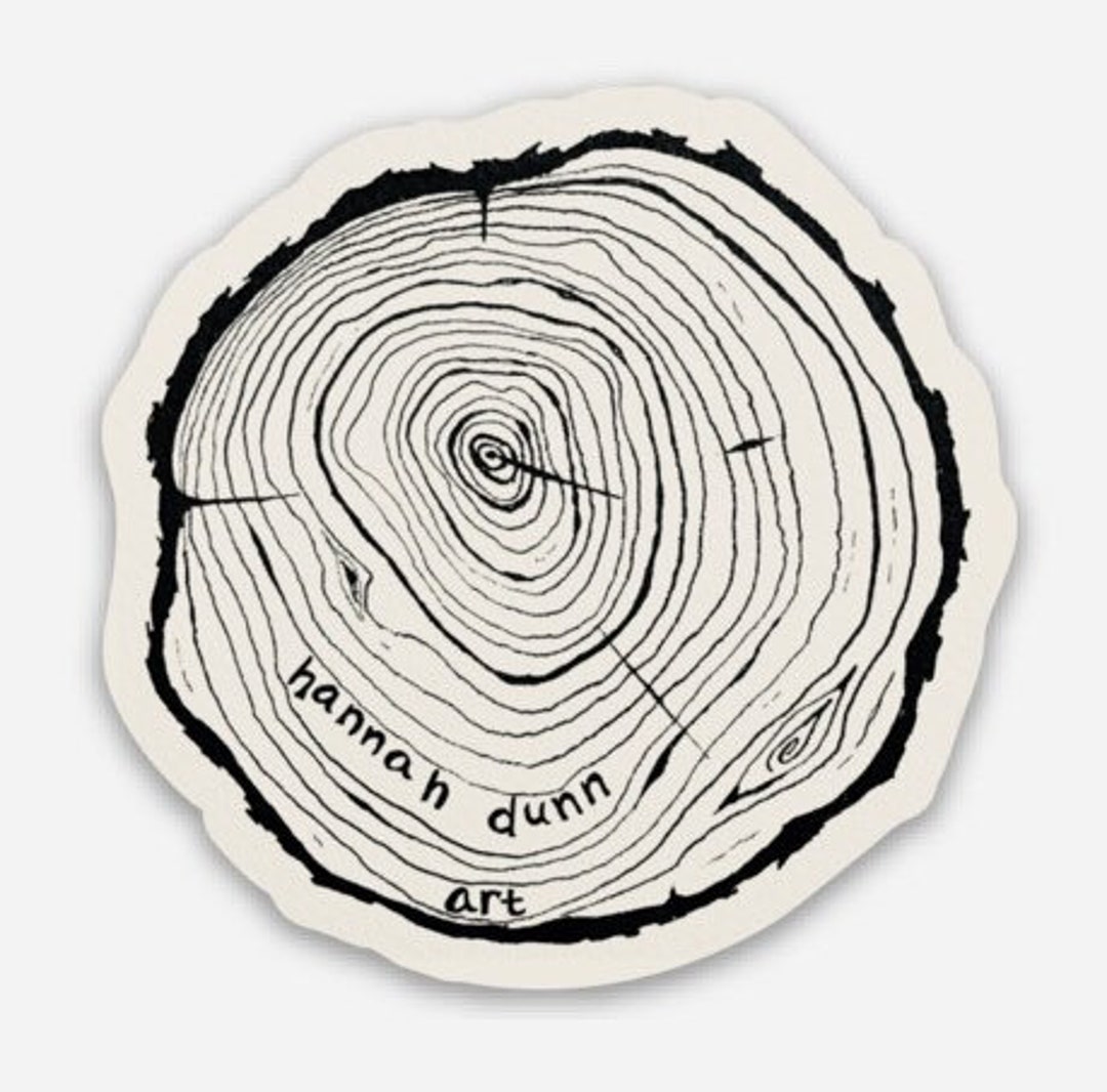 Vinyl Tree Stump, Decal, Die-cut, Whidbey Island, PNW Sticker, Car ...