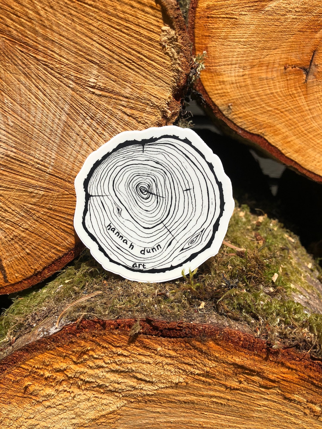 Vinyl Tree Stump Decal Die-cut Whidbey Island PNW Sticker - Etsy