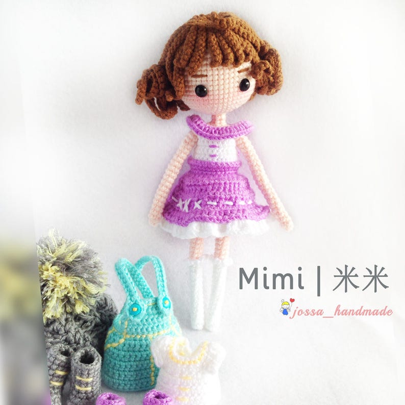 Mimi - Cute Doll With 2 Outfits (amigurumi Doll Pattern / PDF Crochet ...