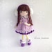 Icelyn - Winter Doll With Cape Crochet Pattern (amigurumi Doll Pattern ...