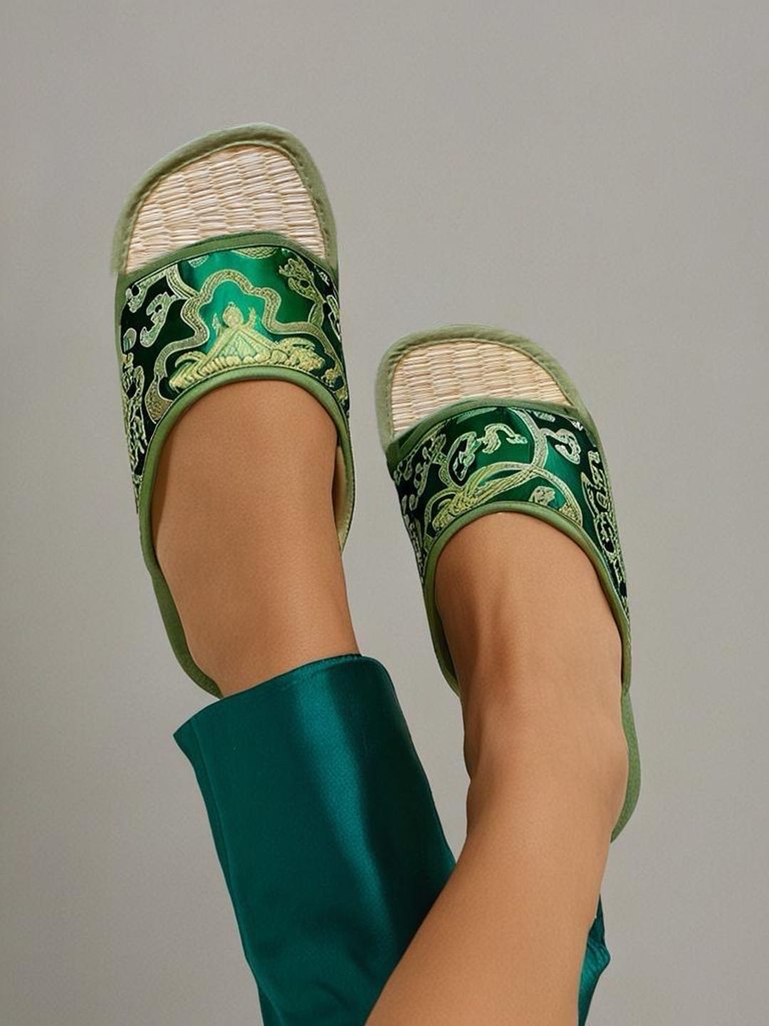 Tatami Flax Slippers – Naturally Refreshing - Etsy