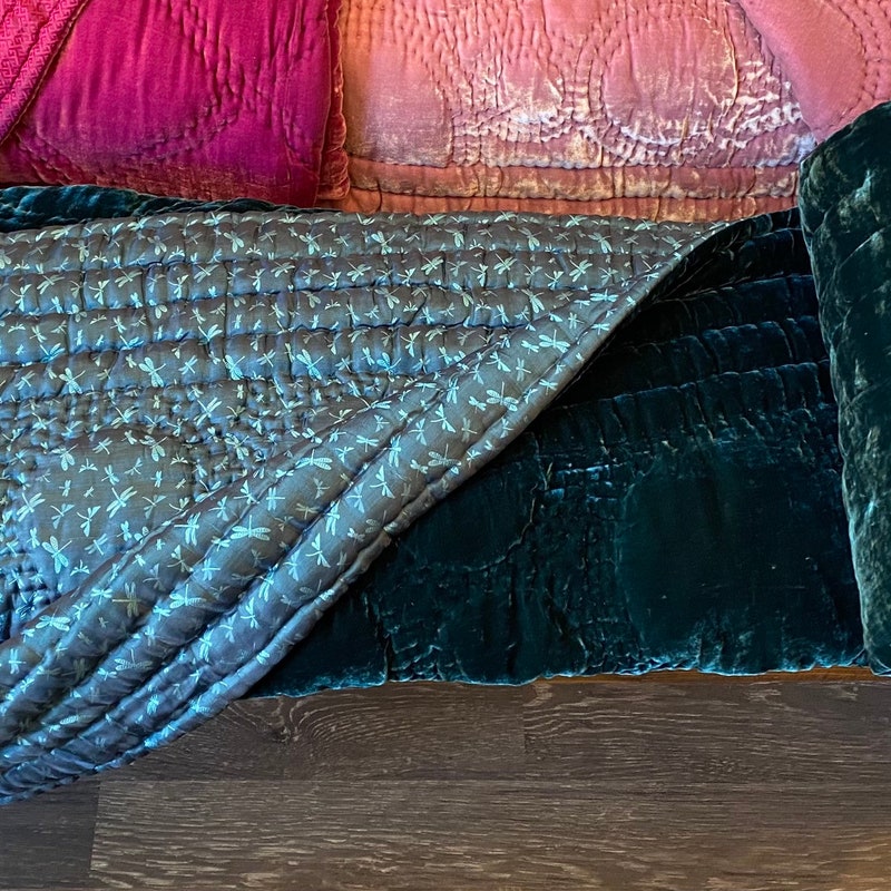 Velvet Quilt - Etsy