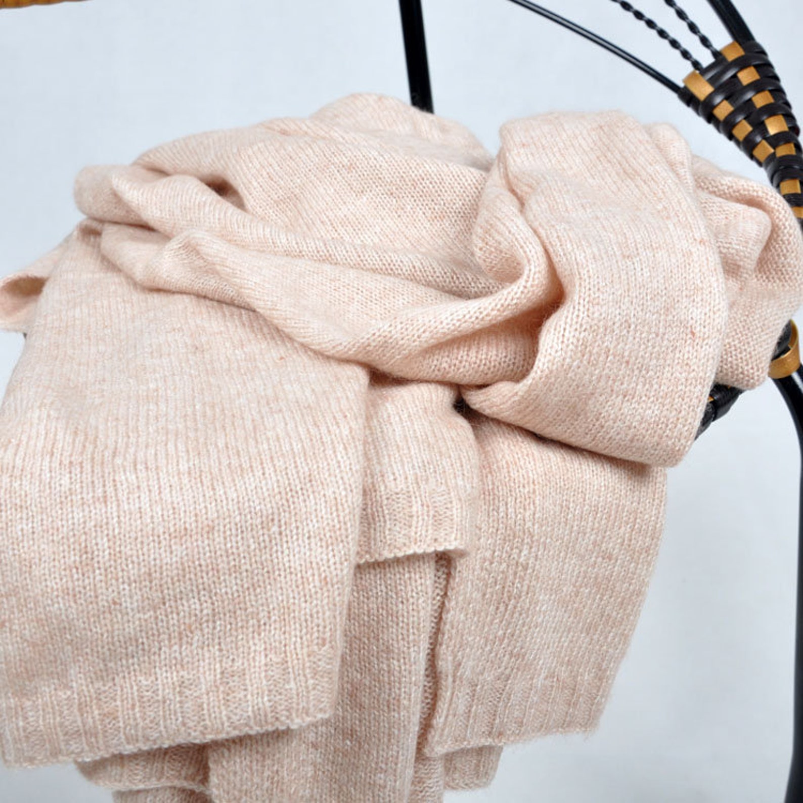 Pure Cashmere Knitted Shawl/ Wrap - Etsy