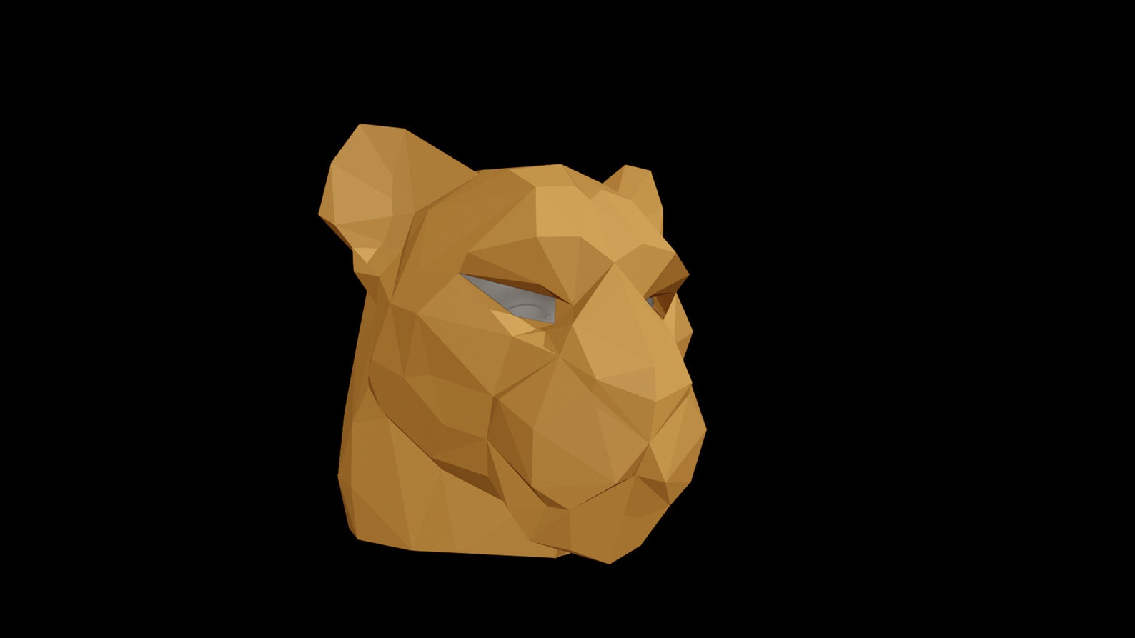 Leopard Mask Template. Jaguar, DIY, Papercraft, PDF, Pattern, Cosplay ...