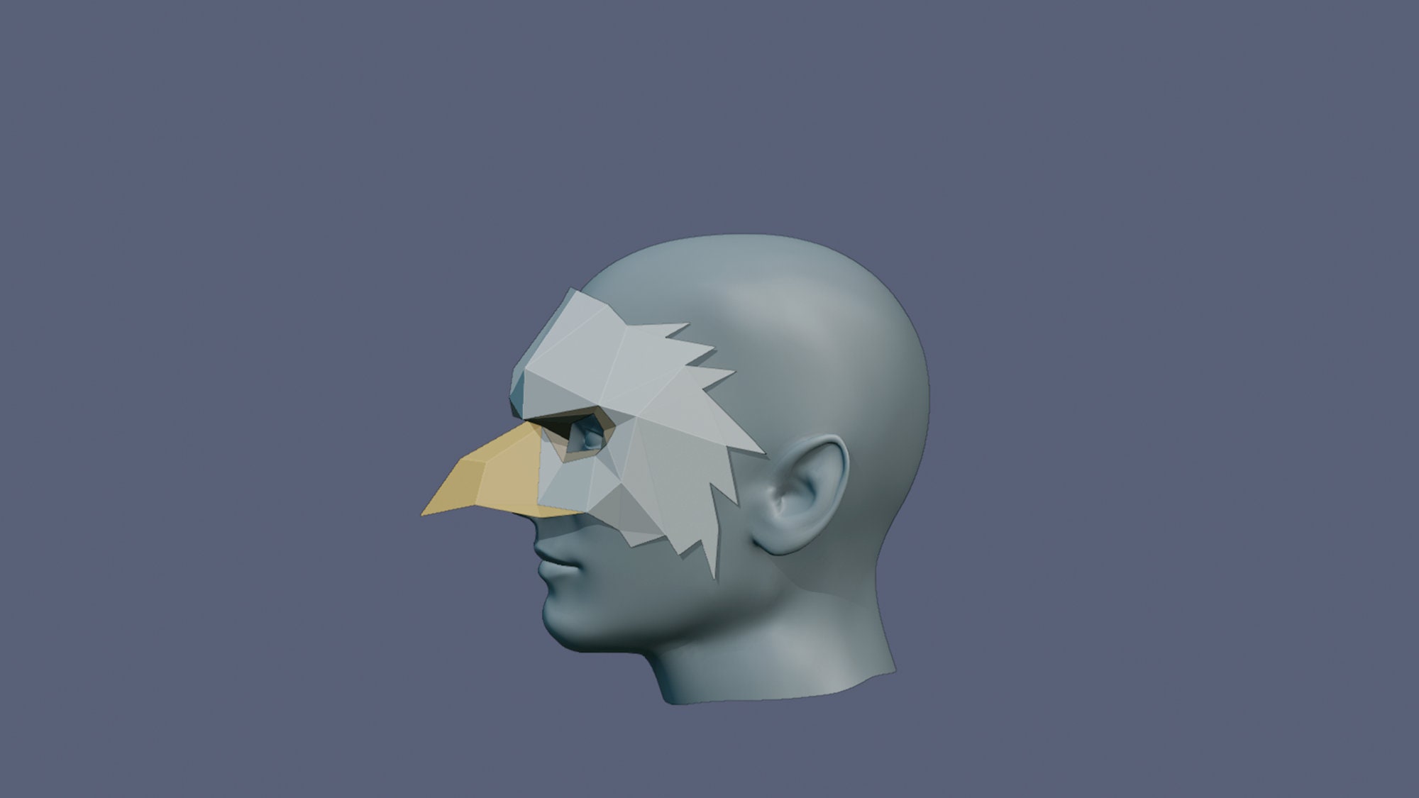 Eagle Mask. Geometric ,template, DIY, Papercraft, PDF, Pattern ...