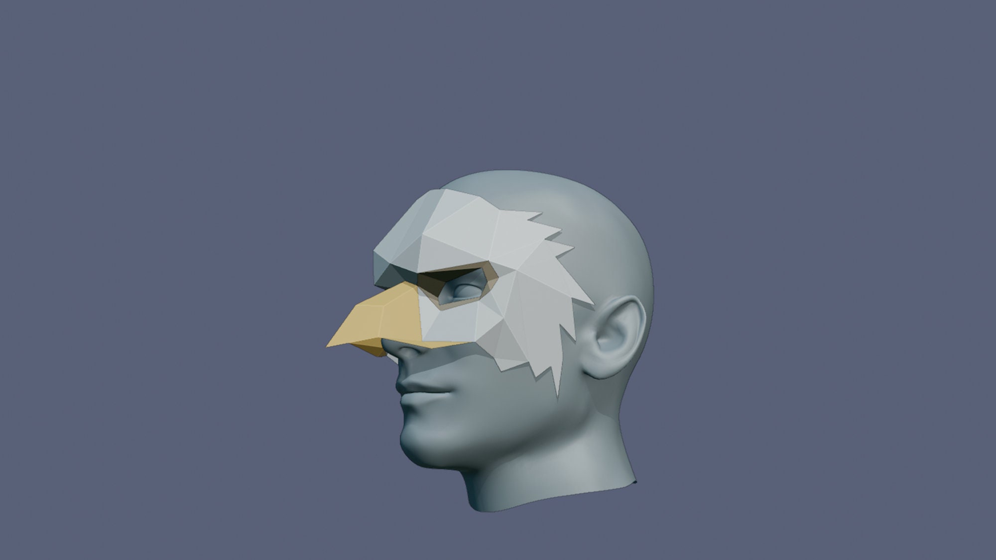 Eagle Mask. Geometric ,template, DIY, Papercraft, PDF, Pattern ...